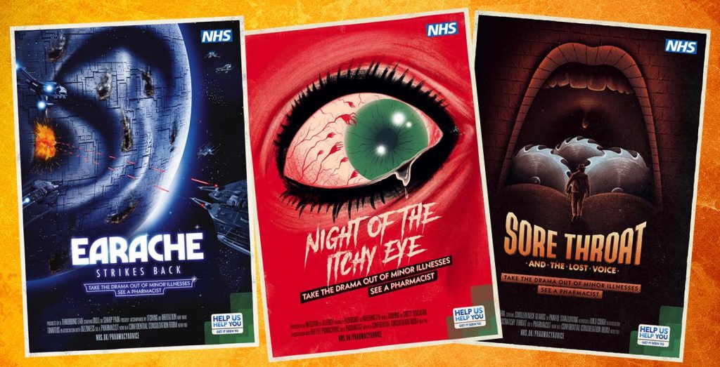 NHS - Take the drama out of minor illnesses - Print Ads (2020)